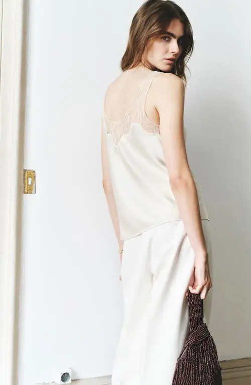 Mango Reia Sleeveless Satin Top