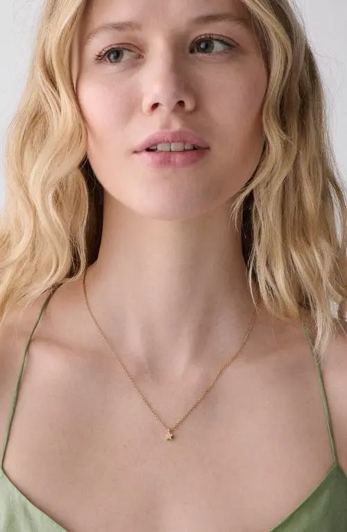 Kate Spade New York Mini Pavé Star Pendant Necklace