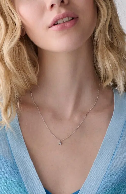 Kate Spade New York Mini Pavé Star Pendant Necklace