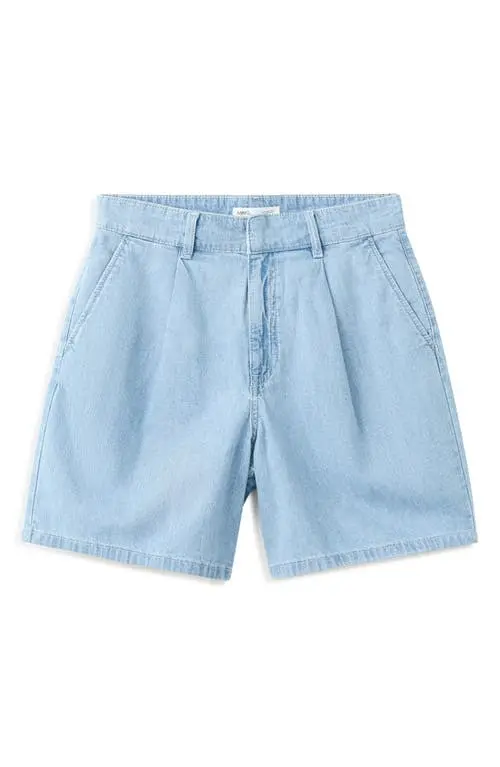 Mango Amelie Pleated Bermuda Shorts