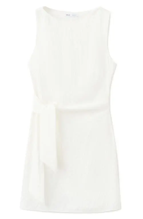 Mango Side Tie Minidress