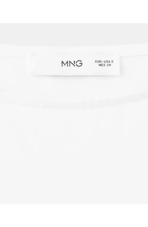 Mango Openwork Embroidered Cotton Midi Dress