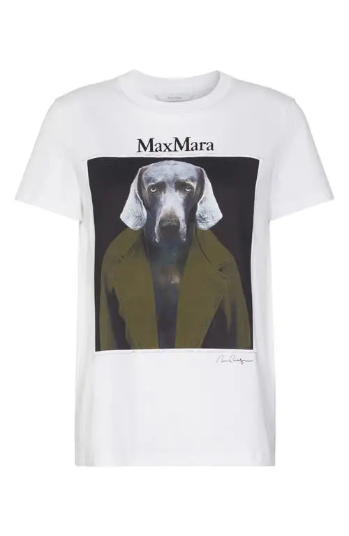 Max Mara Cotton Graphic T-shirt