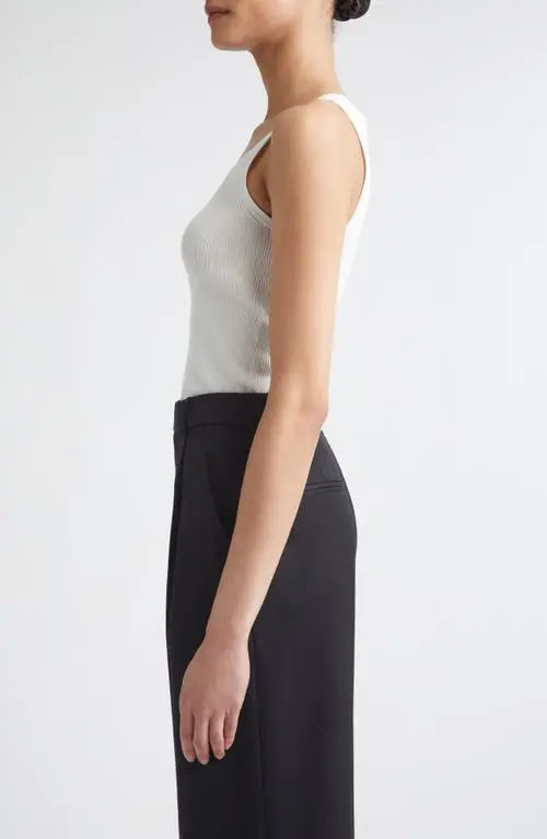 Max Mara Ribbed Scoop Neck Tank