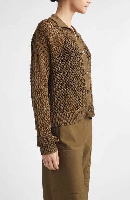 Max Mara Cotton Mesh Cardigan