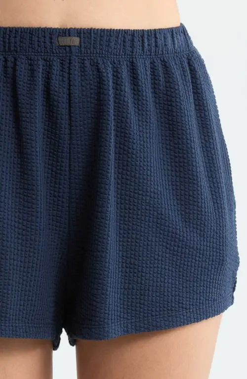 Lunya Organic Cotton Seersucker Lounge Shorts