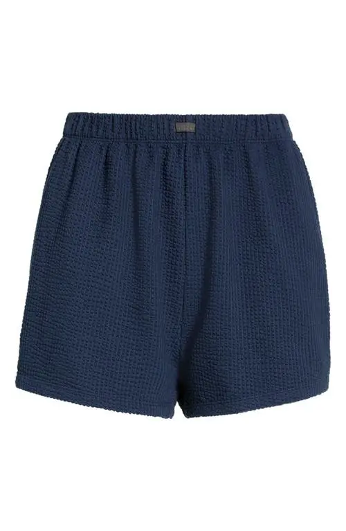 Lunya Organic Cotton Seersucker Lounge Shorts