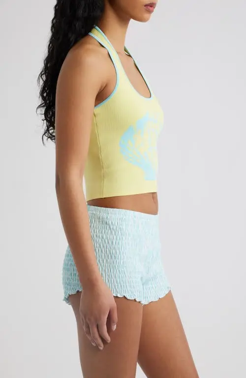KULANI KINIS Shell Knit Halter Tank Top
