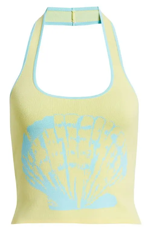 KULANI KINIS Shell Knit Halter Tank Top