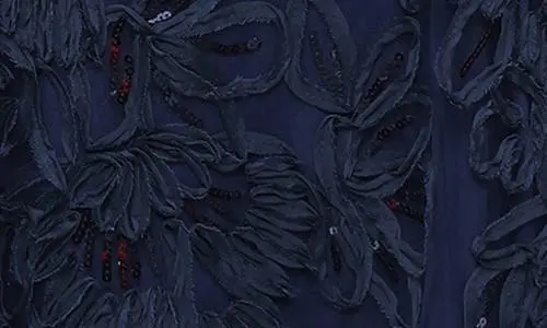 Alex Evenings Empire Waist Sequin Soutache Gown
