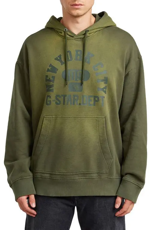 G-star Raw Logo Graphic Hoodie - Combat