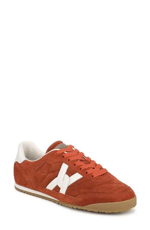 Veronica Beard Natalia Sneaker - Rust/orange Suede