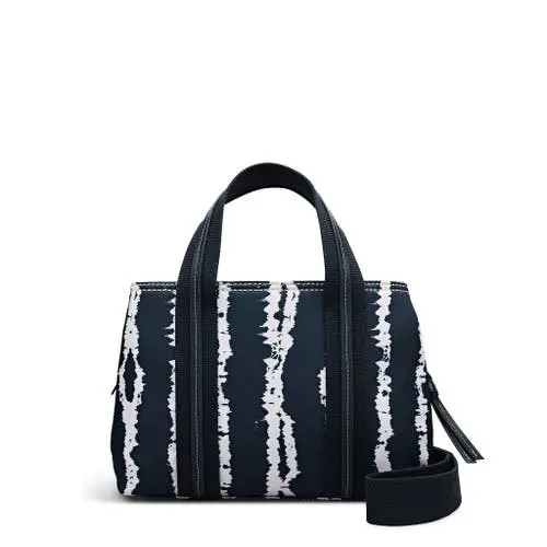 RADLEY Halley Row Tie Dye Stripe Ziptop Satchel Bag