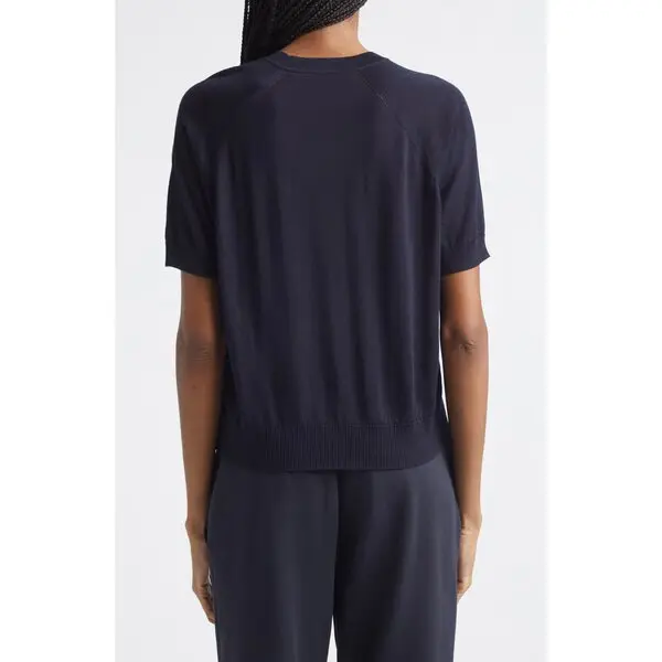 Moncler Raglan Sleeve Crewneck Top - Blue