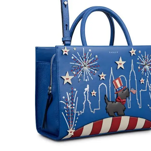 RADLEY Fireworks And Stripes Satchel Bag