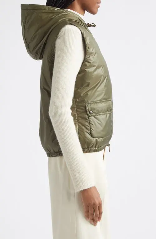 Moncler Lansette Hooded Down Vest