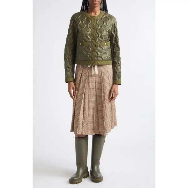 Moncler Libellule Quilted Jacket - Green