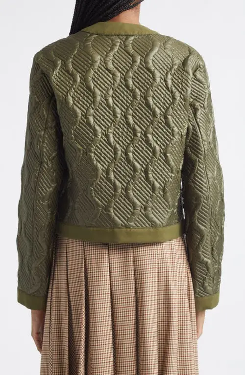 Moncler Libellule Quilted Jacket - Green