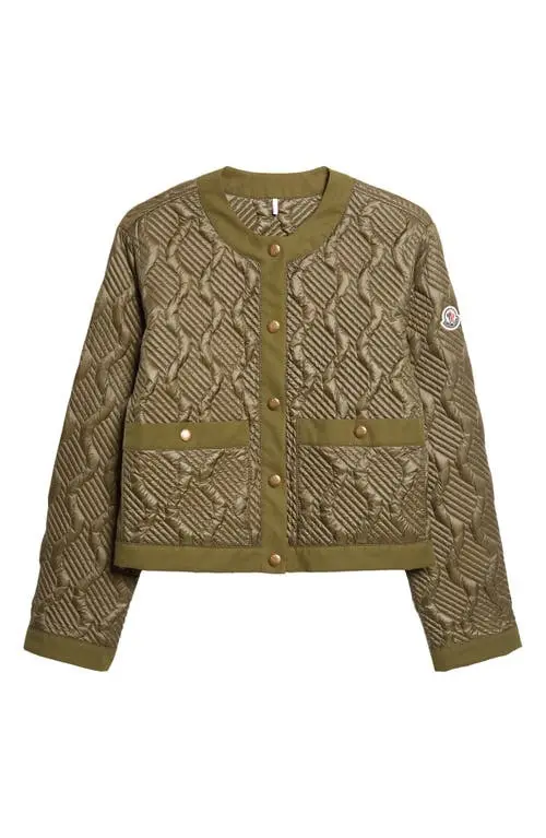 Moncler Libellule Quilted Jacket - Green