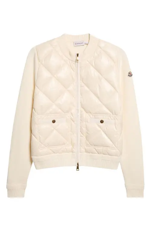 Moncler Quilted Front Cardigan