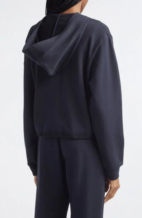 Moncler Mixed Media Zip Hoodie