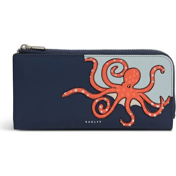RADLEY Chilworth Streetoctopus Zip Around Wallet - Naval