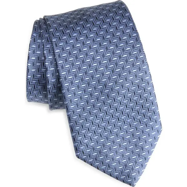 Canali Geometric Silk Tie