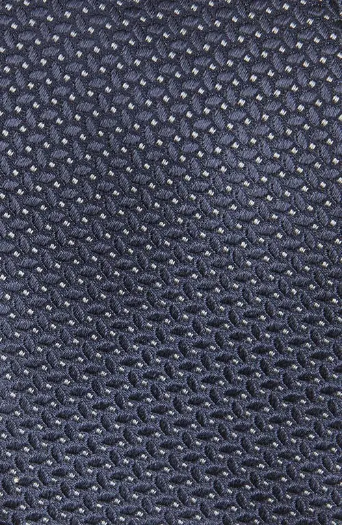 Canali Neat Silk Jacquard Neck Tie