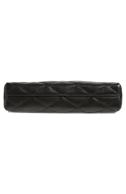 Saint Laurent Cassandre Bijou Matelassé Leather Wristlet
