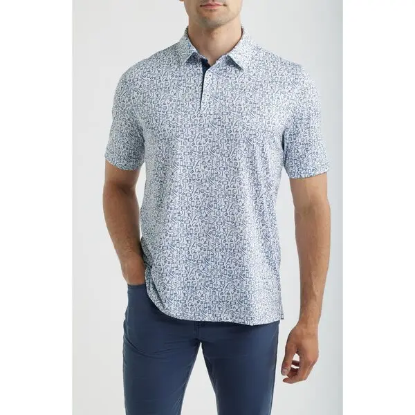 Johnston & Murphy Xc+™ Performance Game Day Polo - Navy