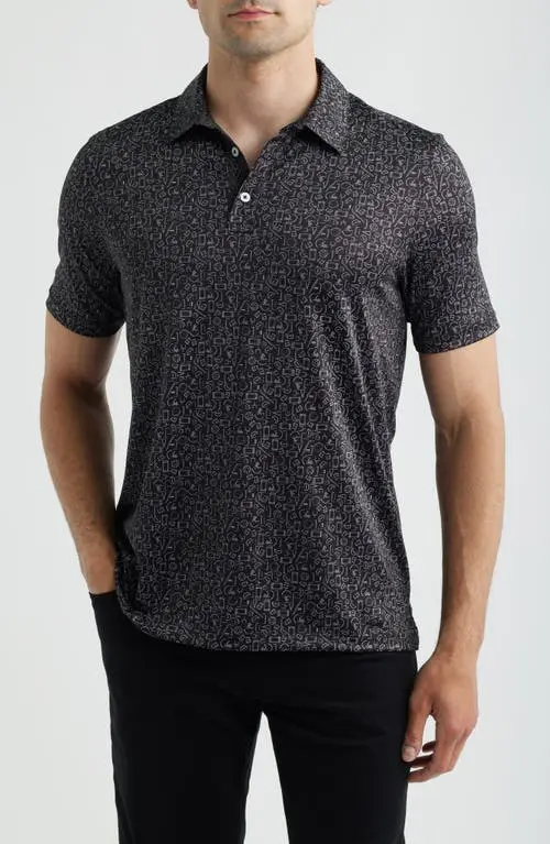 Johnston & Murphy Xc+™ Performance Game Day Polo - Black