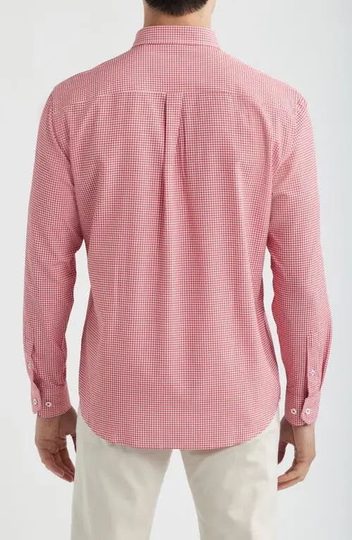 Johnston & Murphy Xc+™ Performance Game Day Gingham Button-up Shirt