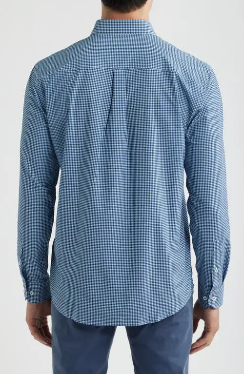 Johnston & Murphy Xc+™ Performance Game Day Gingham Button-up Shirt