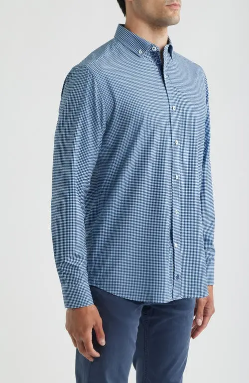 Johnston & Murphy Xc+™ Performance Game Day Gingham Button-up Shirt