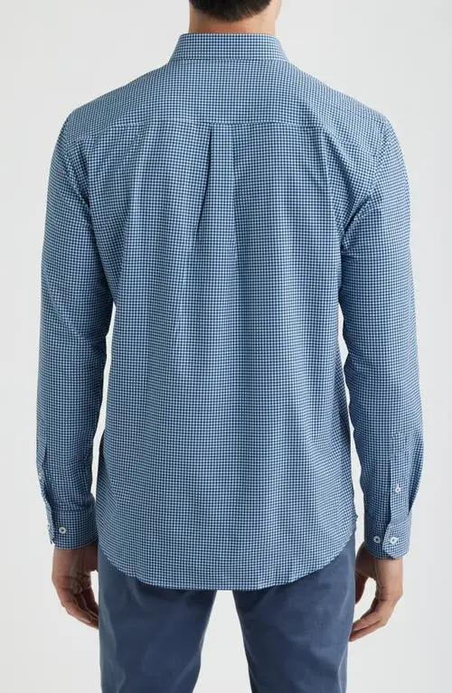 Johnston & Murphy Xc+™ Performance Game Day Gingham Button-up Shirt
