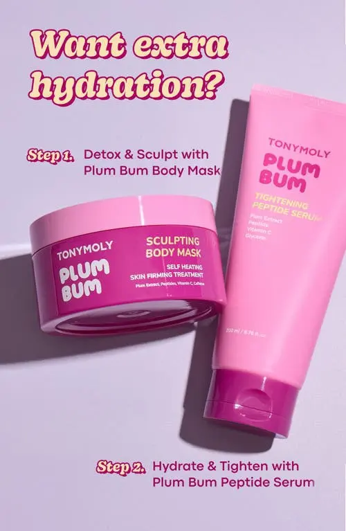 TONYMOLY Plum Bum Sculpting Body Mask