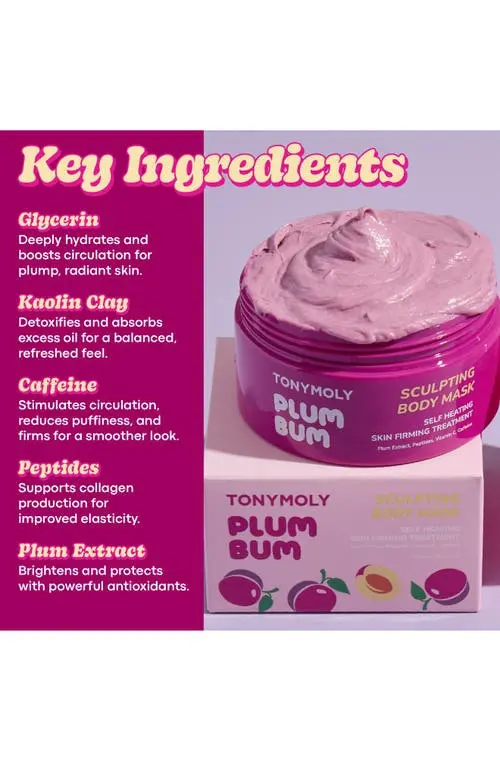 TONYMOLY Plum Bum Sculpting Body Mask