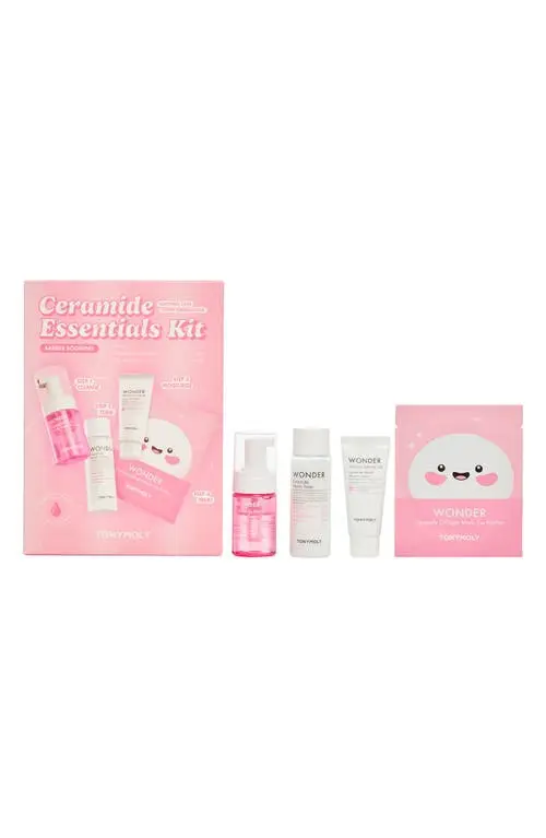 TONYMOLY Wonder Ceramide Mochi Barrier Boosting Essentials Kit - Pink