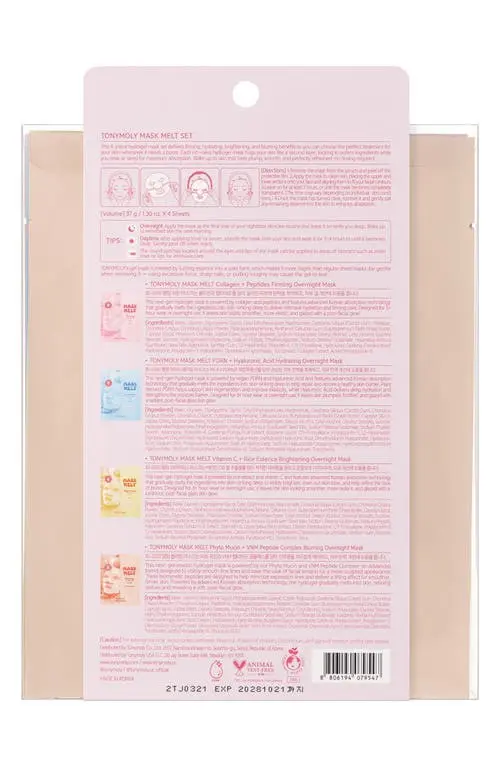 TONYMOLY Mask Melt 4-piece Set