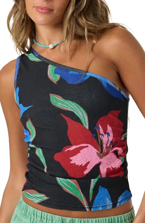 O'Neill Celeste Floral One-shoulder Top