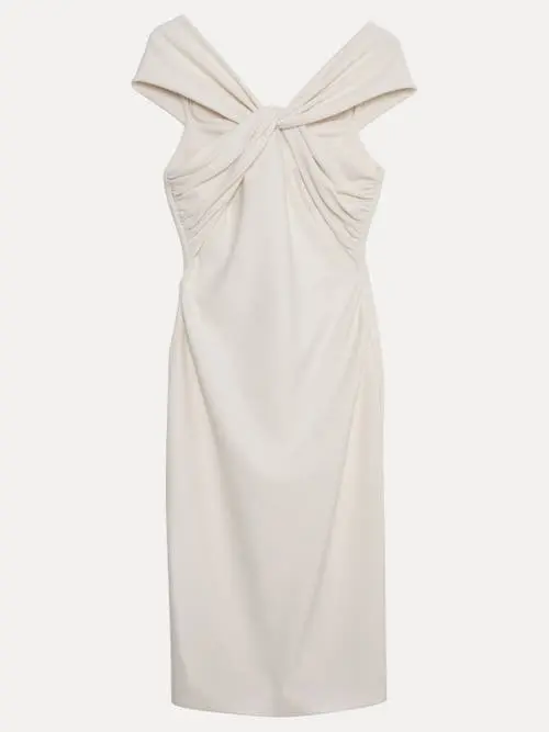 PHASE EIGHT Camela Sculptural Knot Sheath Dress
