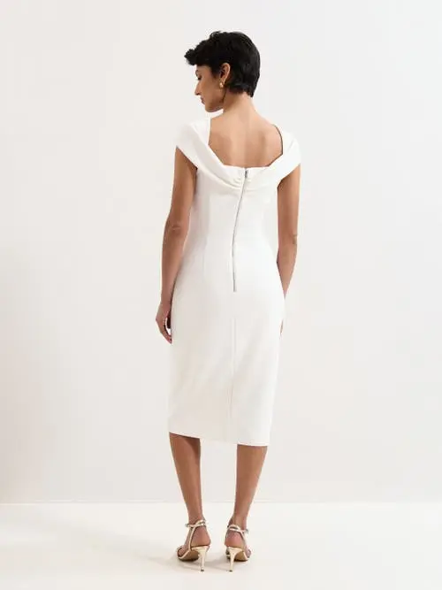 PHASE EIGHT Camela Sculptural Knot Sheath Dress