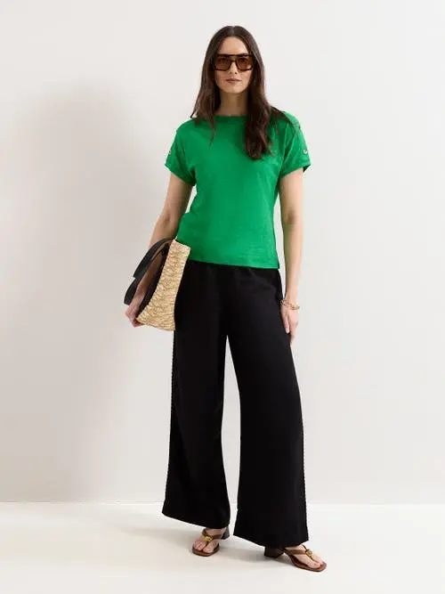 PHASE EIGHT Suzie Shoulder Button T-shirt