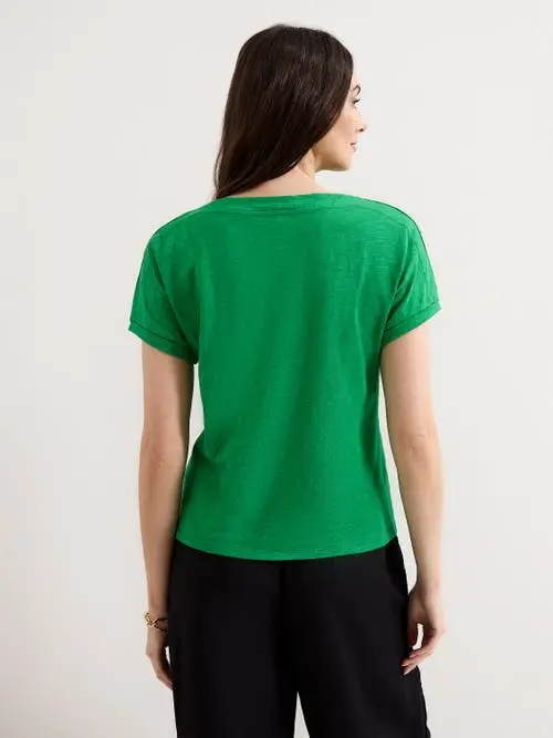 PHASE EIGHT Suzie Shoulder Button T-shirt