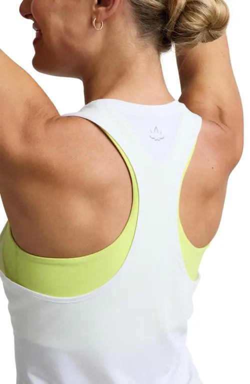 Beyond Yoga Breezeweight Performance Racerback Tank - White