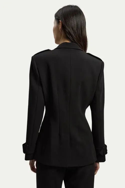 Karen Millen Military Single Breasted Blazer