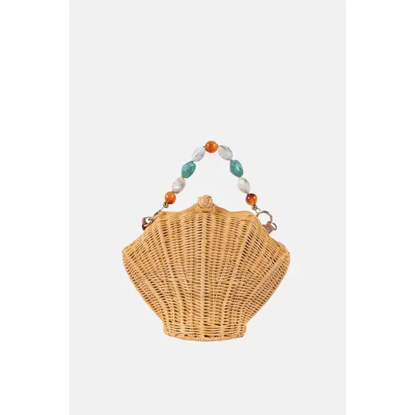 JELAVU Shelly Gems Crossbody Bag - Natural