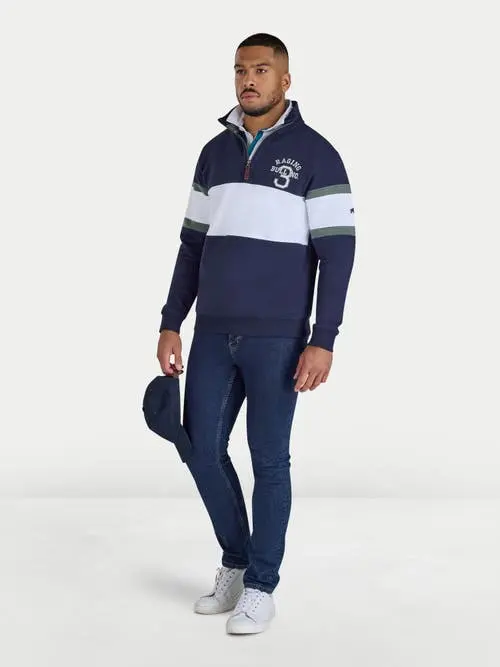 RAGING BULL No. 3 Quarter Zip Sweatshirt