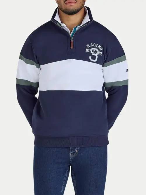 RAGING BULL No. 3 Quarter Zip Sweatshirt