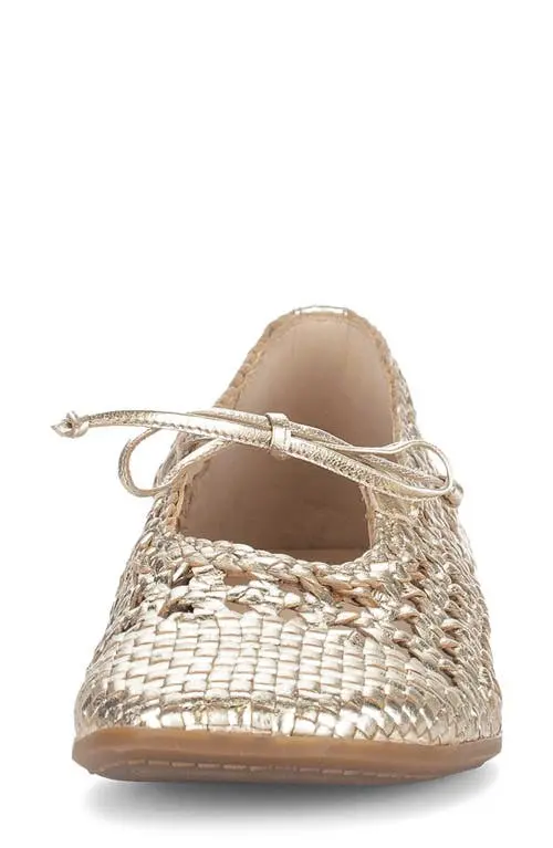 Gabor Woven Ballet Flat - Perla